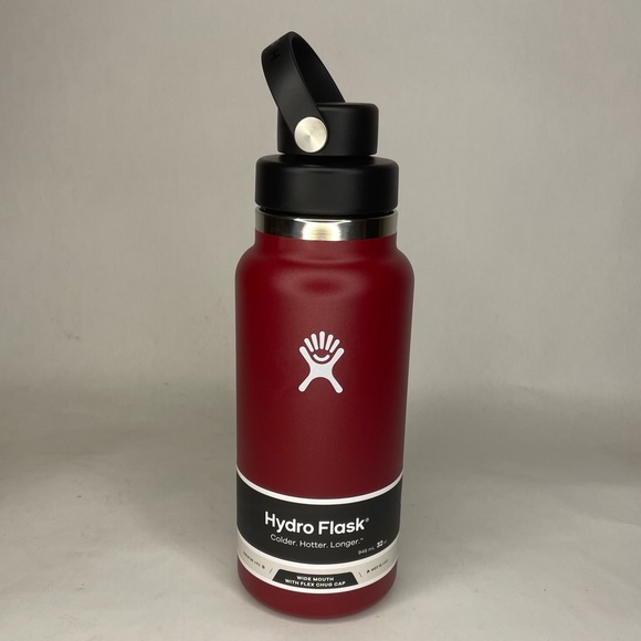 Hydro Flask | Dining | Hydro Flask 32 Oz Wide Mouth Flex Chug Cap Berry ...